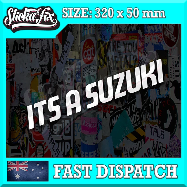 SUZUKI 4X4 CAR vinyl STICKER funny DECAL 4WD Drift Ute Truck JDM EUR 5 ...