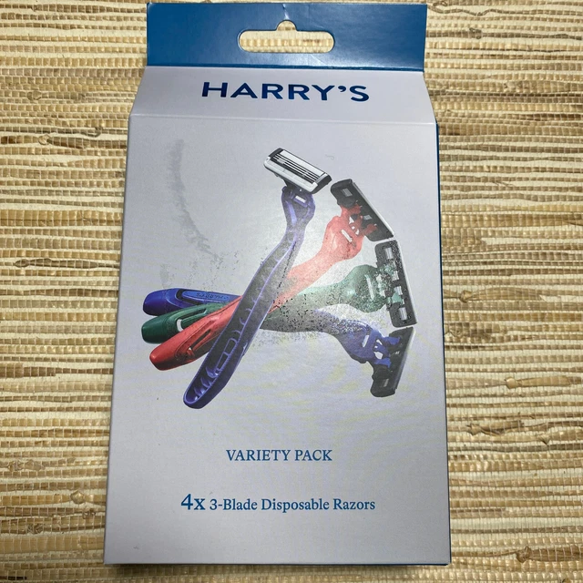 HARRY’S VARIETY PACK 4 X 3 Blade Disposable Razors $7.99 - PicClick