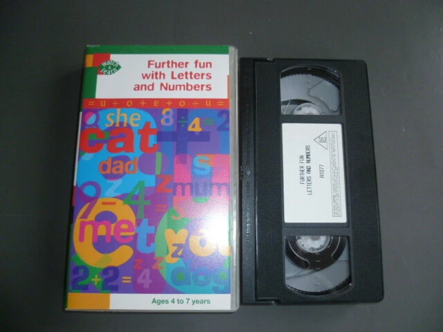 FUTHER FUN WITH Letters And Numbers Vhs EUR 15,27 - PicClick IT