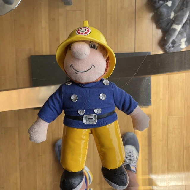 VINTAGE FIREMAN SAM Plush Toy By Golden Bear In Excellent Condition ...