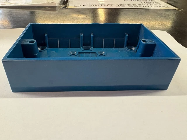 CLIPSAL ET238 2 gang Surface Box Depth 35mm Blue (Retro) £12.99 ...