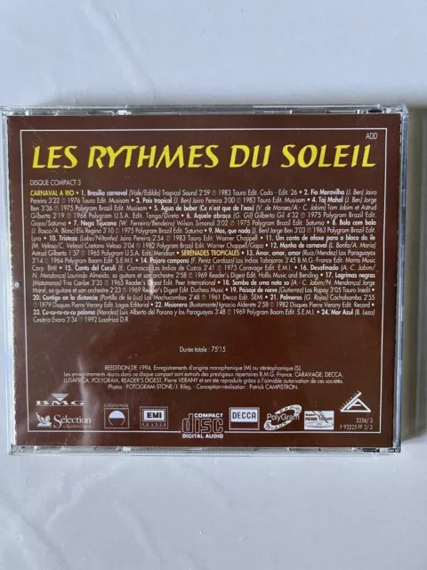 LES RYTHMES DU Soleil N°3 - Sélection du Reader's Digest/ CD EUR 5,00 ... LES RYTHMES DU Soleil N°3 - Sélection du Reader's Digest/ CD EUR 5,00 ...
