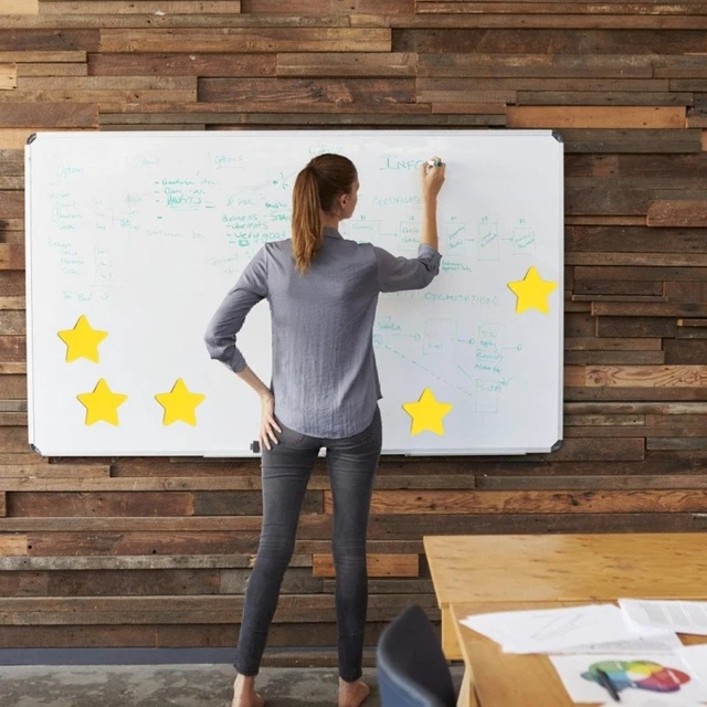 CREATIVE STAR PATTERN Erasers 15PCS Felt Wipers Whiteboard Cleaners $13 ...