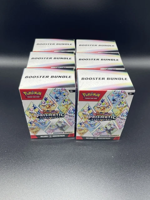 POKEMON SCARLET & Violet: Prismatic Evolutions Booster Bundle X6 $599. ...
