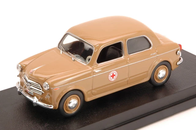 MODELLINO AUTO AMBULANZA scala 1:43 Rio FIAT 1100103 CROCE ROSSA ...