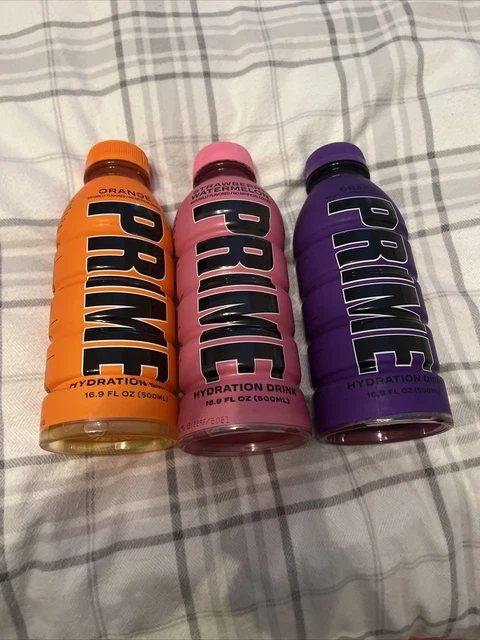 PRIME HYDRATION DRINK By Logan Paul & ksi Strawberry, Grape & Orange ...