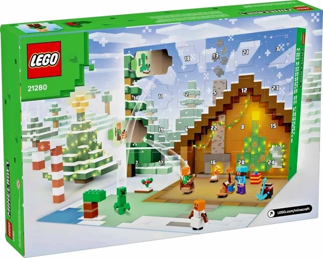 LEGO MINECRAFT ADVENT Calendar 2025 Building Toy Kids Holiday XMAS Set ...