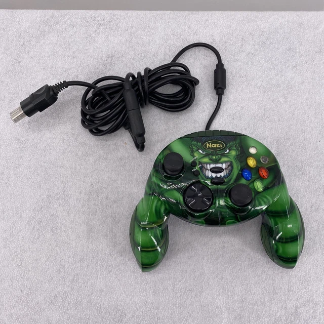 ORIGINAL XBOX NAKI Marvel HULK Gamepad Controller N1 $13.99 - PicClick