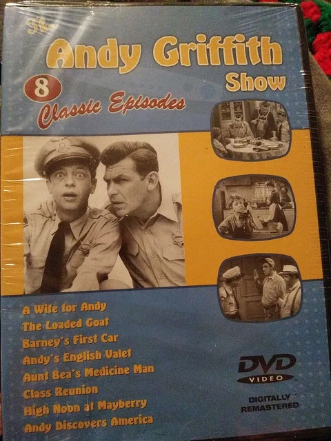 THE ANDY GRIFFITH SHOW: 8 Classic Episodes (DVD, Slim Case, 2009 ...