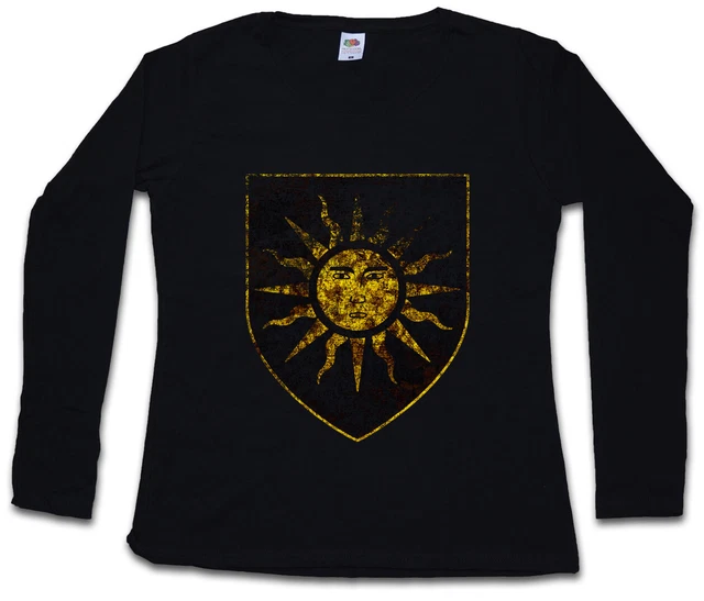 SUN WOMEN LONG SLEEVE T-SHIRT Nilfgaard Nilfgaardian Logo Empire ...