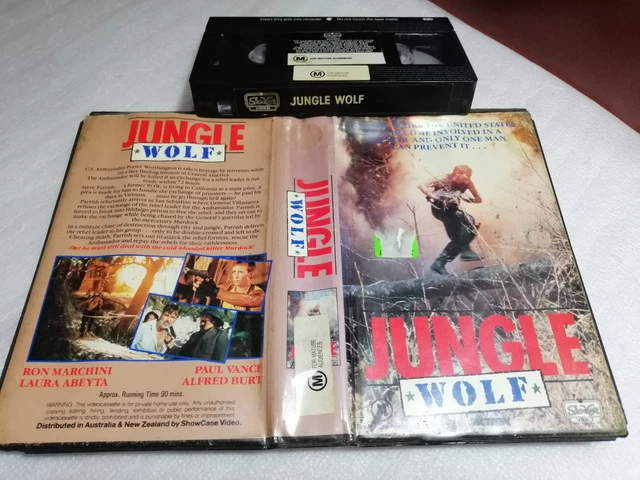 JUNGLE WOLF - 1987 Australian ShowCase Video Vhs Issue - WAR / ACTION ...