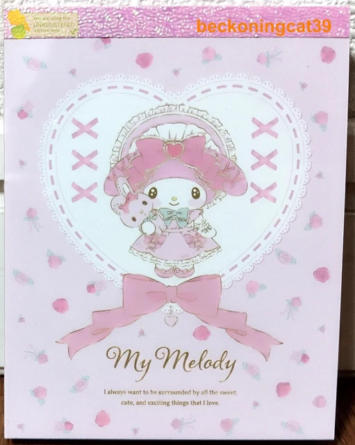 SANRIO CHARACTER MY Melody Lovely Mini Memo Pad 100 Kids Gift 2024 MADE ...