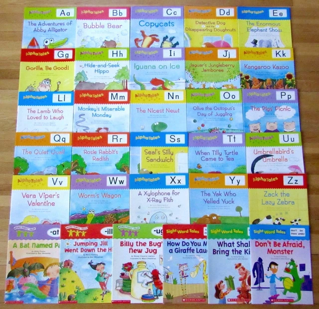 LOT 31 SCHOLASTIC ALPHATALES, WORD FAMILY & SIGHT WORD TALES missing F ...