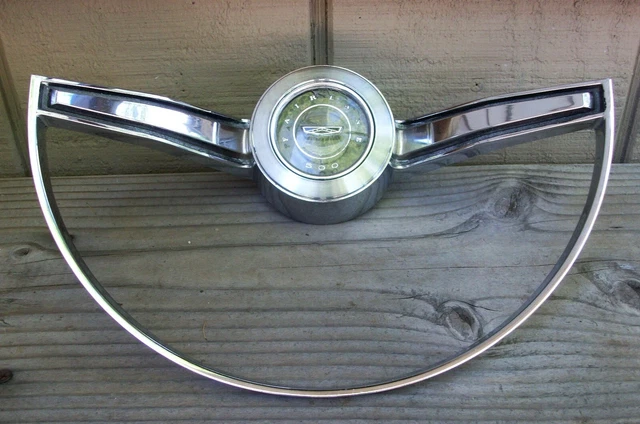 VINTAGE ORIGINAL 1965 65 Ford Fairlane 500 Steering Wheel Horn Ring ...