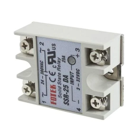 25A SSR MODULE 3-32V DC Input 24-380VAC Output Solid State Relay Switch ...