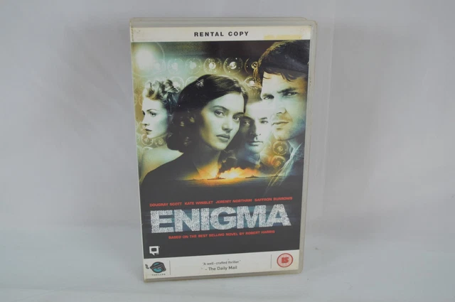ENIGMA - VHS Video Cassette - Big Box Ex Rental - VGC £6.50 - PicClick UK