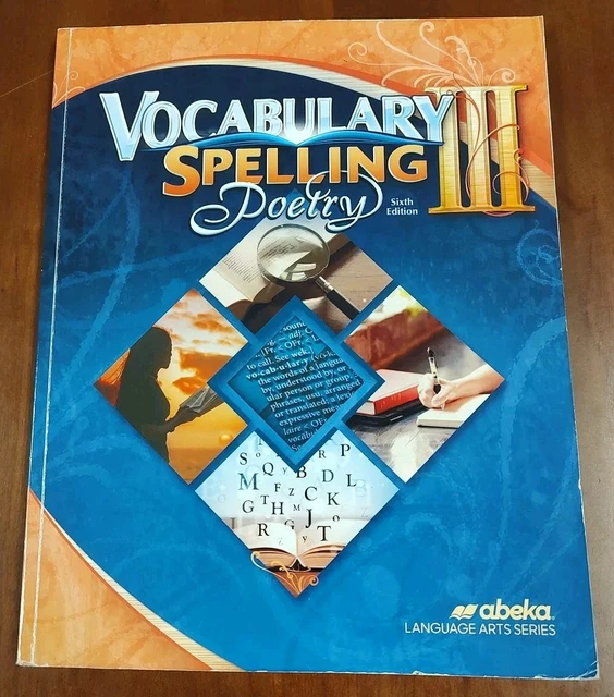 2 ABEKA VOCABULARY Spelling Poetry iii 6th Ed. Books 📚. $46.17 ...