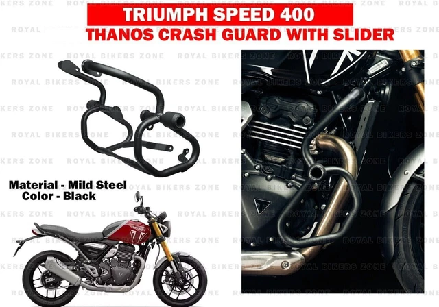TRIUMPH &THANOS CRASH Guard With Slider" For Speed 400 EUR 312,06 ...
