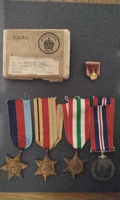 GENUINE WW2 R.A.F. Medals with box and keepsake £52.71 - PicClick UK