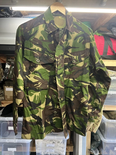 BRITISH ARMY ISSUE S95 Combat Shirt Woodland DPM Camouflage Jacket Size ...