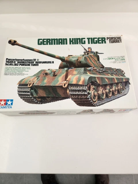 TAMIYA 1 35 King Tiger Porsche Turret £19.44 - PicClick UK