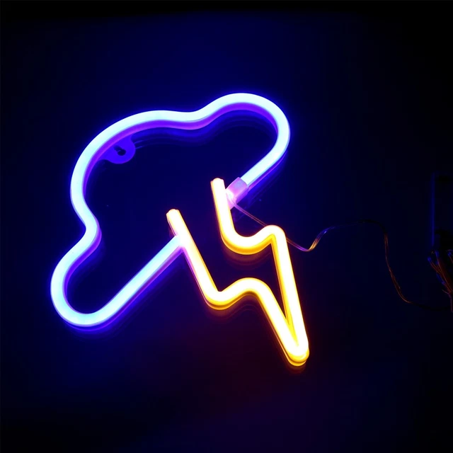 DOUBLE-COLOR NEON LAMP Indoor Light Creating Modeling Atmosphere £18.99 ...