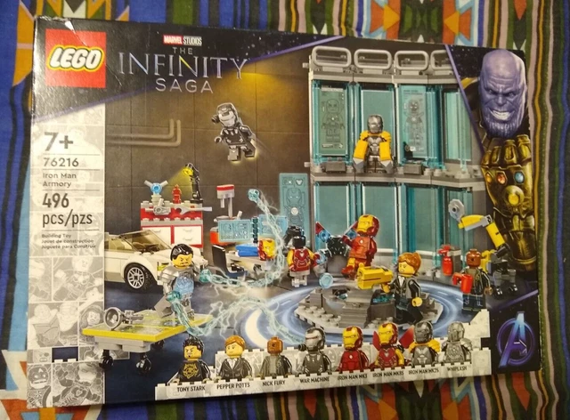 LEGO 76216 IRON Man Armory Marvel Studios The Infinity Saga NEW FREE S ...