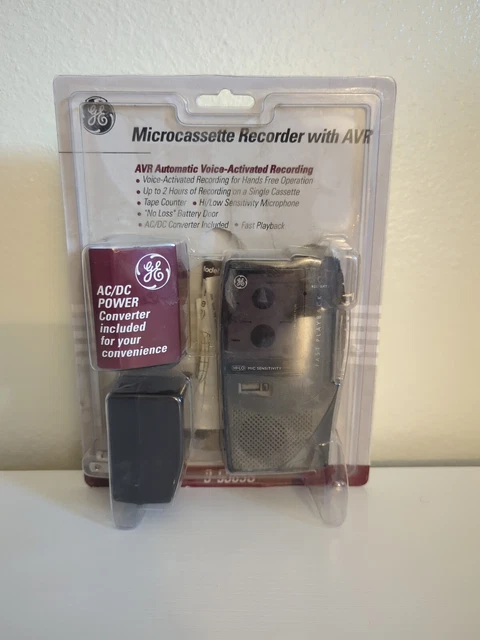 NEW GENERAL ELECTRIC GE 3-5385S Micro Cassette Voice Recorder Box ...