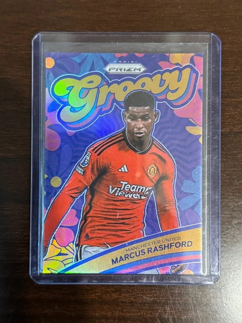 MARCUS RASHFORD 2023-24 Panini Prizm EPL #19 Groovy SP Manchester ...