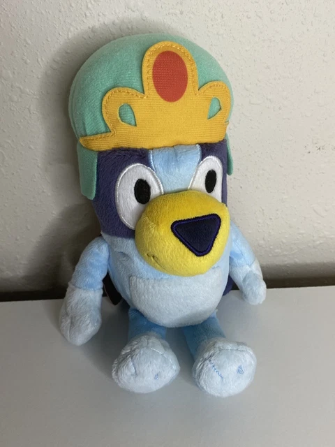 BLUEY FRIENDS - 8" Bluey Royalty Plush King Queen Crown Stuffed Animal ...