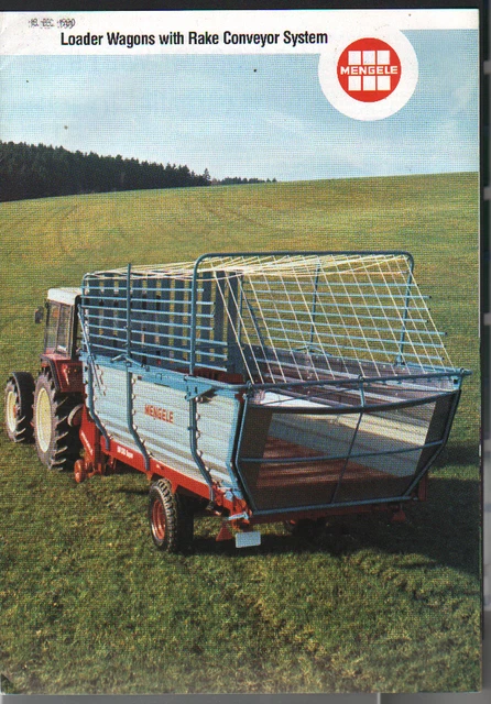MENGELE TRACTOR LOADER Wagons with Rake Conveyor System Brochure ...