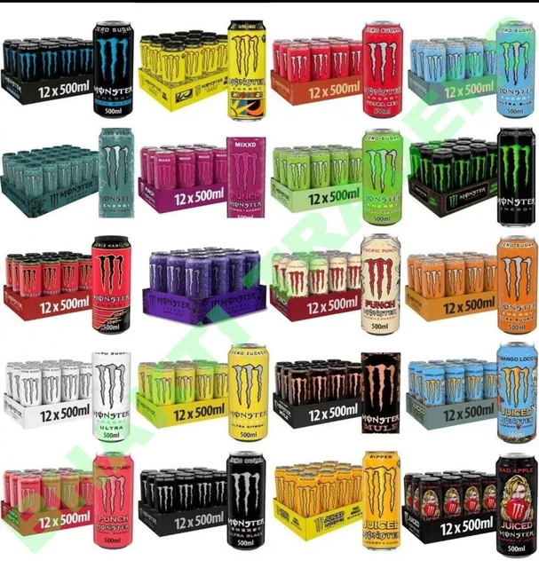MONSTER ENERGY DRINK 500 Ml Ultra original £21.99 - PicClick UK