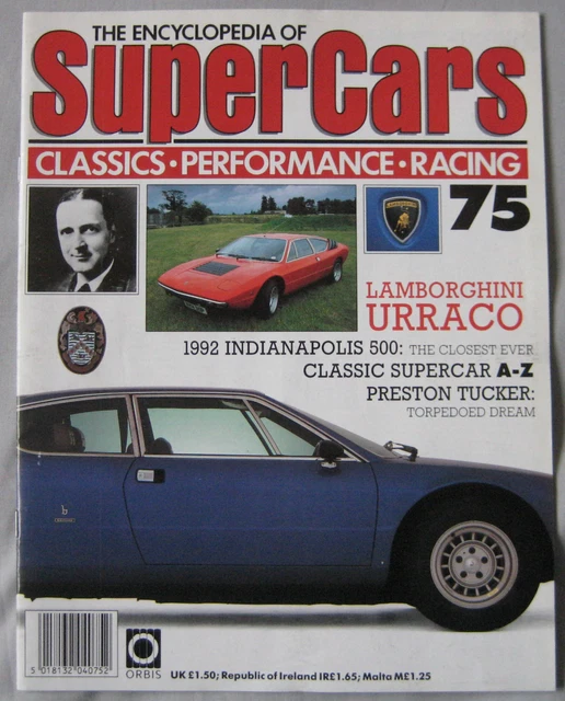 SUPERCARS MAGAZINE ISSUE 75 Featuring Lamborghini Urraco cutaway ...