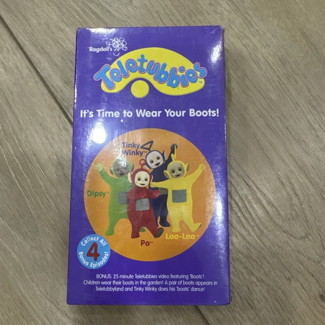 TELETUBBIES IT'S TIME to Wear Your Boots! VHS 2004 PBS Late Release ...