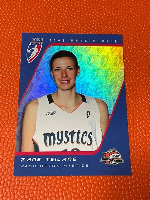 2006 RITTENHOUSE WNBA extension recrue Zane Teilane /333 Washington ...