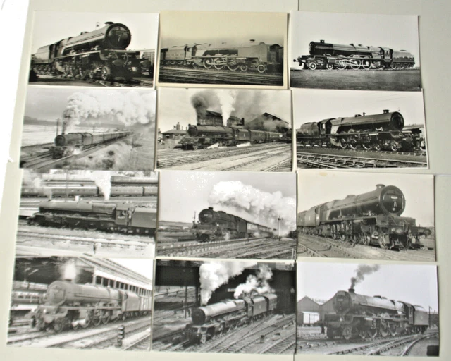 23 PHOTOS & p/cs of LMS Princess & Turbomotive 4-6-2s locos in BR & LMS ...