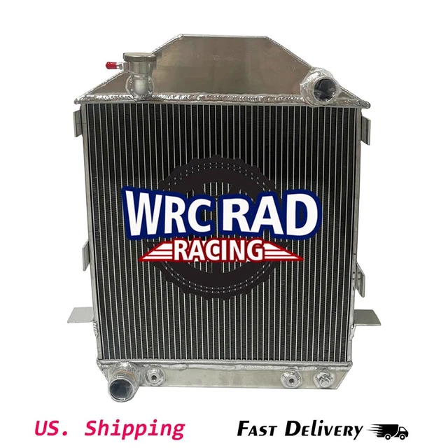 ALUMINUM RADIATOR FOR 1924-1927 25 Ford Model-T Bucket Ford Engine L4 2 ...
