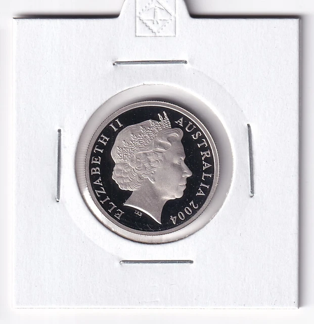 AUSTRALIAN PROOF: 2004 10 Cent Coin In 2X2 Holder ,.. ... EUR 4,81 ...