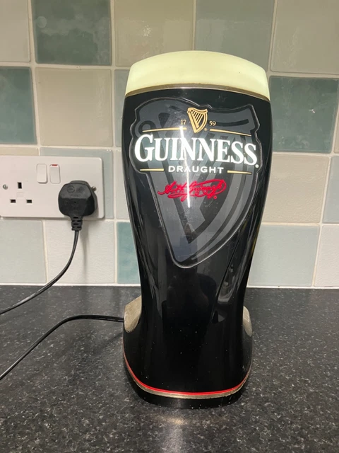 GUINNESS DRAUGHT LIGHT Up Pump Font/Bar Topper. Converted To 240V, Led ...