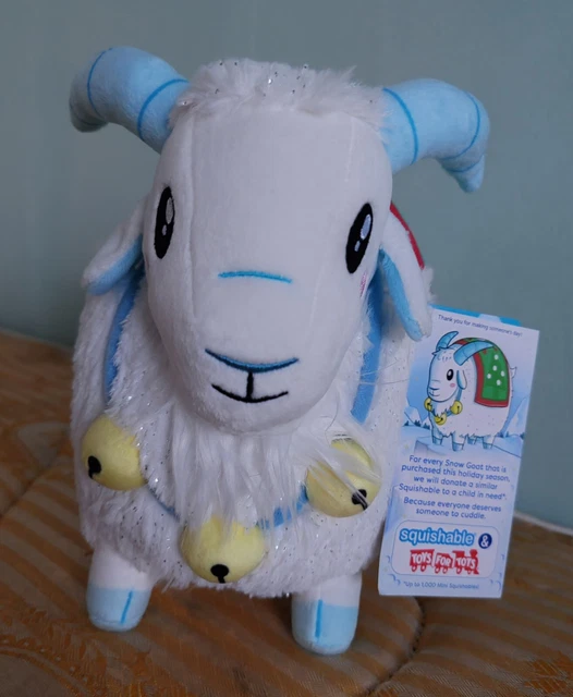 SQUISHABLE NY SNOW Goat Charity Plush Bnwt Uk Seller £22.00 - PicClick UK