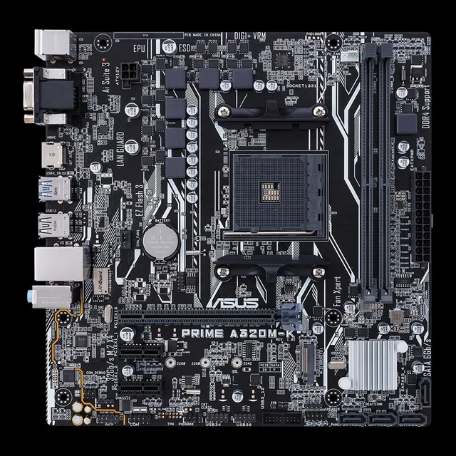 ASUS PRIME A320M-K motherboard £21.58 - PicClick UK