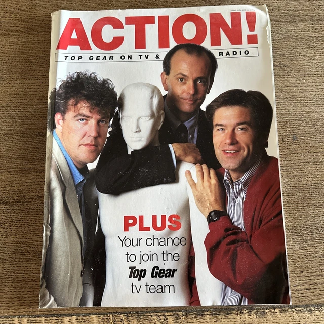 BBC TOP GEAR Magazine Supplement: Action! TV & Radio, Jeremy Clarkson ...