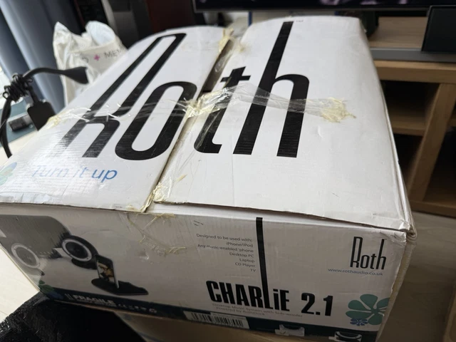 ROTH AUDIO CHARLIE 2.1 Speaker System No iPod Dock £47.50 - PicClick UK