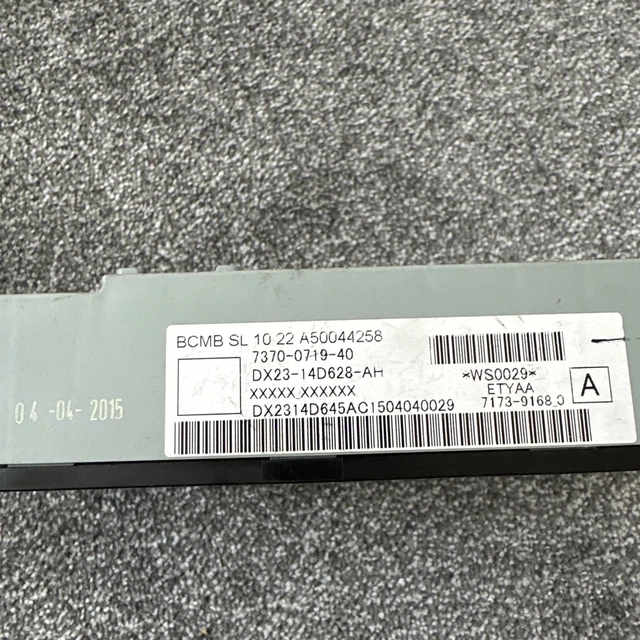 JAGUAR XF BCM Body Control Module Ecu 2.2 Diesel Dx2314D628Ah X250 2014 ...