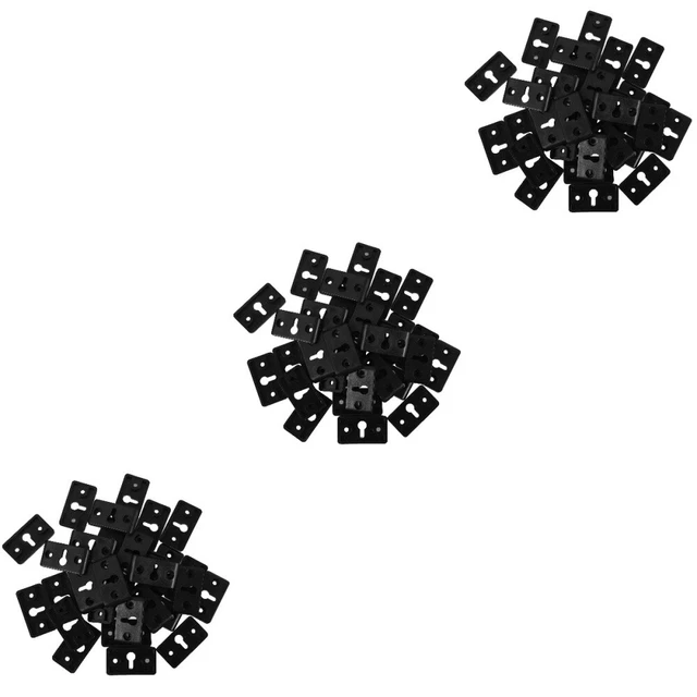 SET OF 3 Speaker Hook 4.50X2.50X0.60CM Plastic Hanger Plate Wall ...
