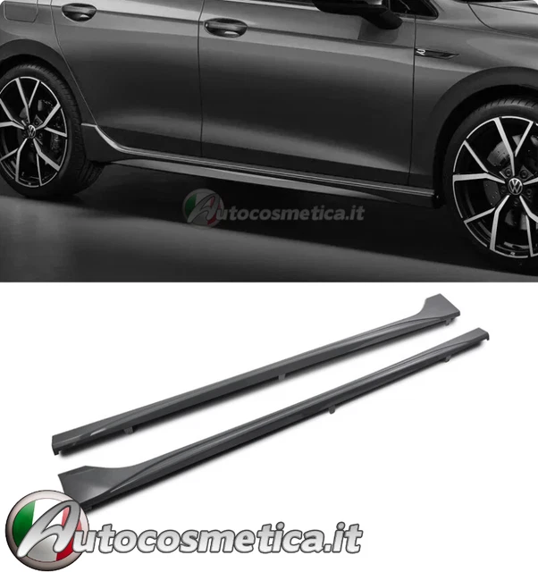 MINIGONNE SPOILER PEDANE Laterali R-Line Look Per Vw Golf Viii 8 2019 ...