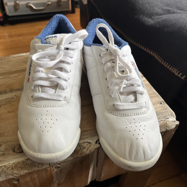 REEBOK PRINCESS WHITE ROYAL WOMEN SHOES Size 7.5 $68.00 - PicClick CA
