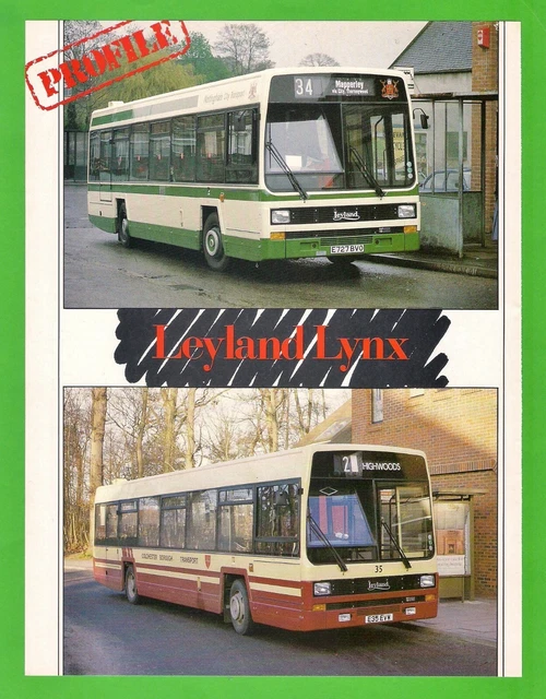 BUSES MAG EXTRACT 1988 ~ Leyland Lynx - Design & Spec - Road Test of S ...