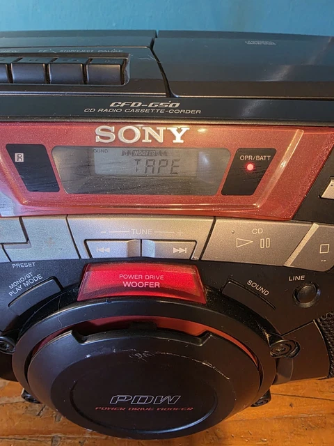 SONY CFD-G50 CD/RADIO/CASSETTE Boombox $67.22 - PicClick AU