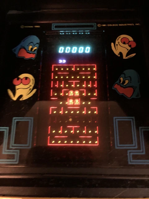 VINTAGE COLECO PACMAN MIDWAY 1980 1981 (TRÈS RARE avec interrupteur d ...